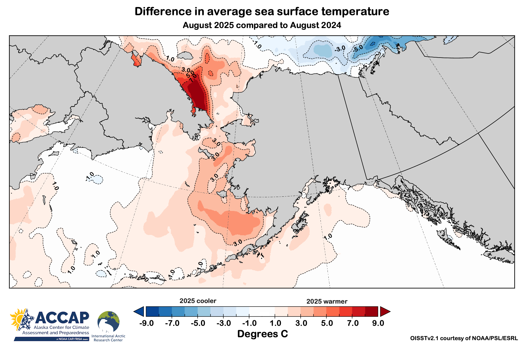 Alaska August 2025 Climate Summary - by Rick Thoman