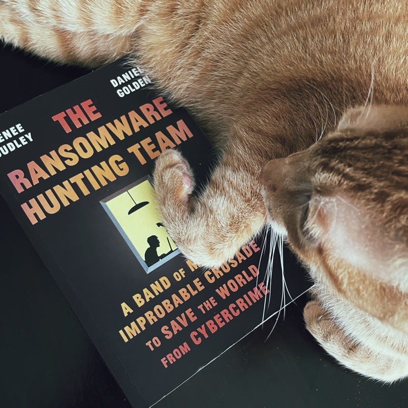 Book Review: The Ransomware Hunting Team by Renee Dudley and Daniel Golden