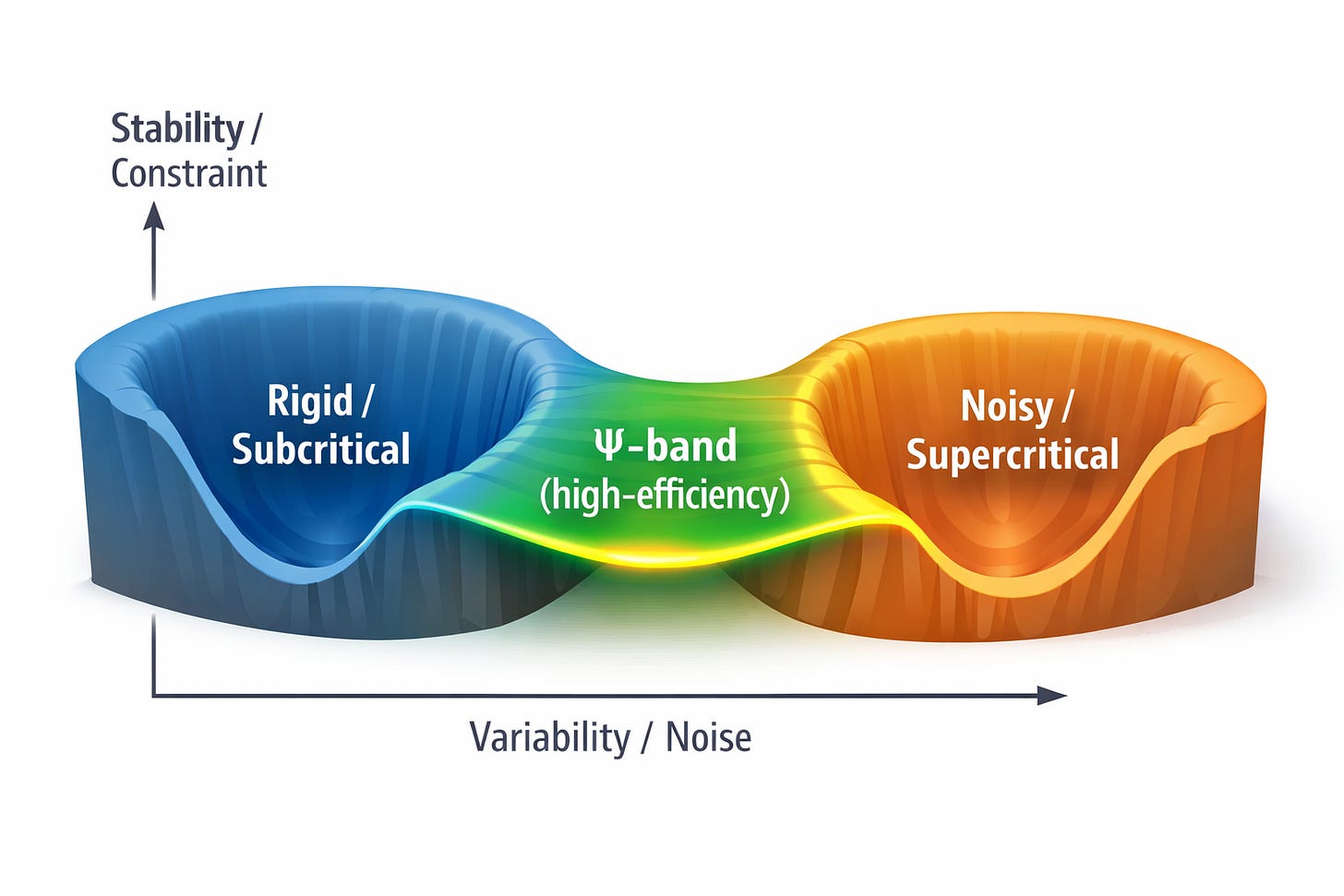 The Ψ-band: Where Mental Energy Turns Into Progress