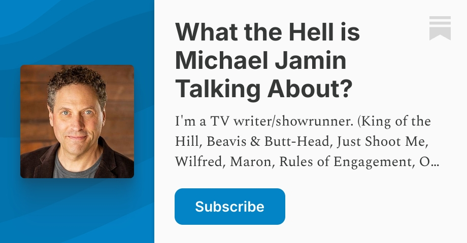 What the Hell is Michael Jamin Talking About? | Substack
