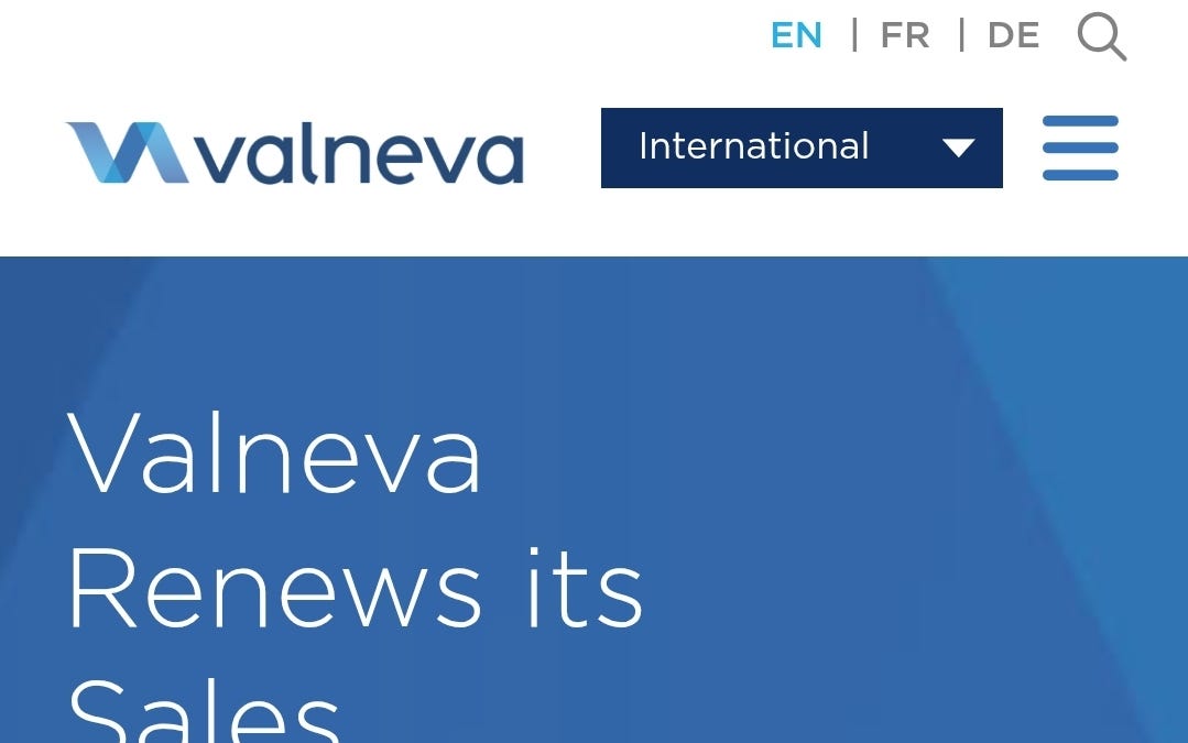 Valneva Renews its Sales Agreement in connection with its Existing At ...