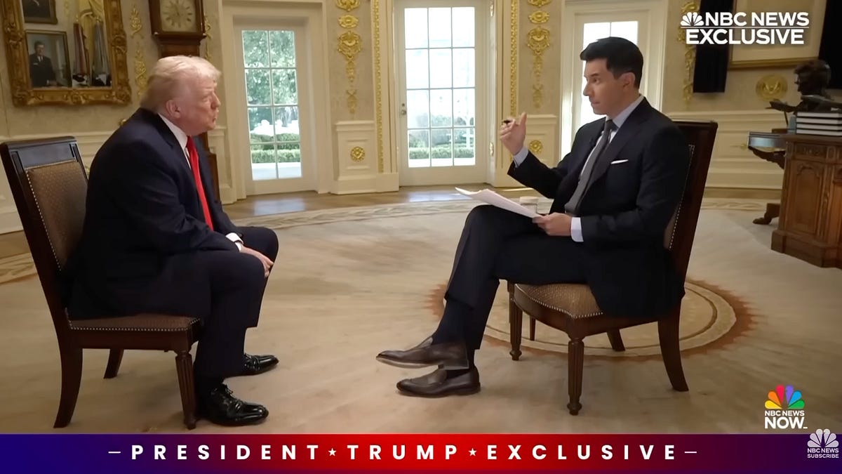 Comments - NBC’s Softball Trump Interview Normalized an Abnormal President