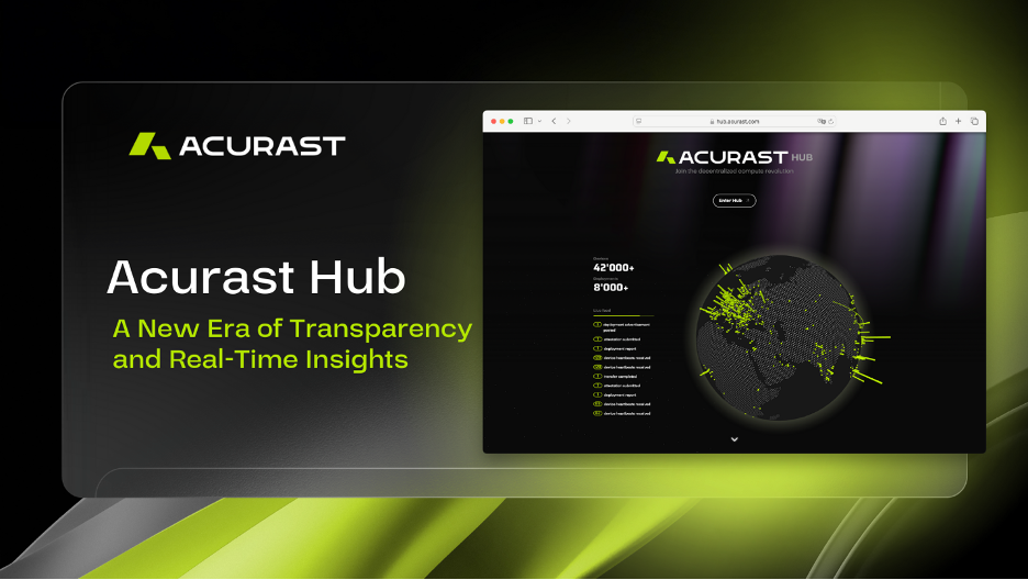 Member Spotlight: Acurast’s New Hub Brings Transparency and Real-Time Insights to Decentralized ...