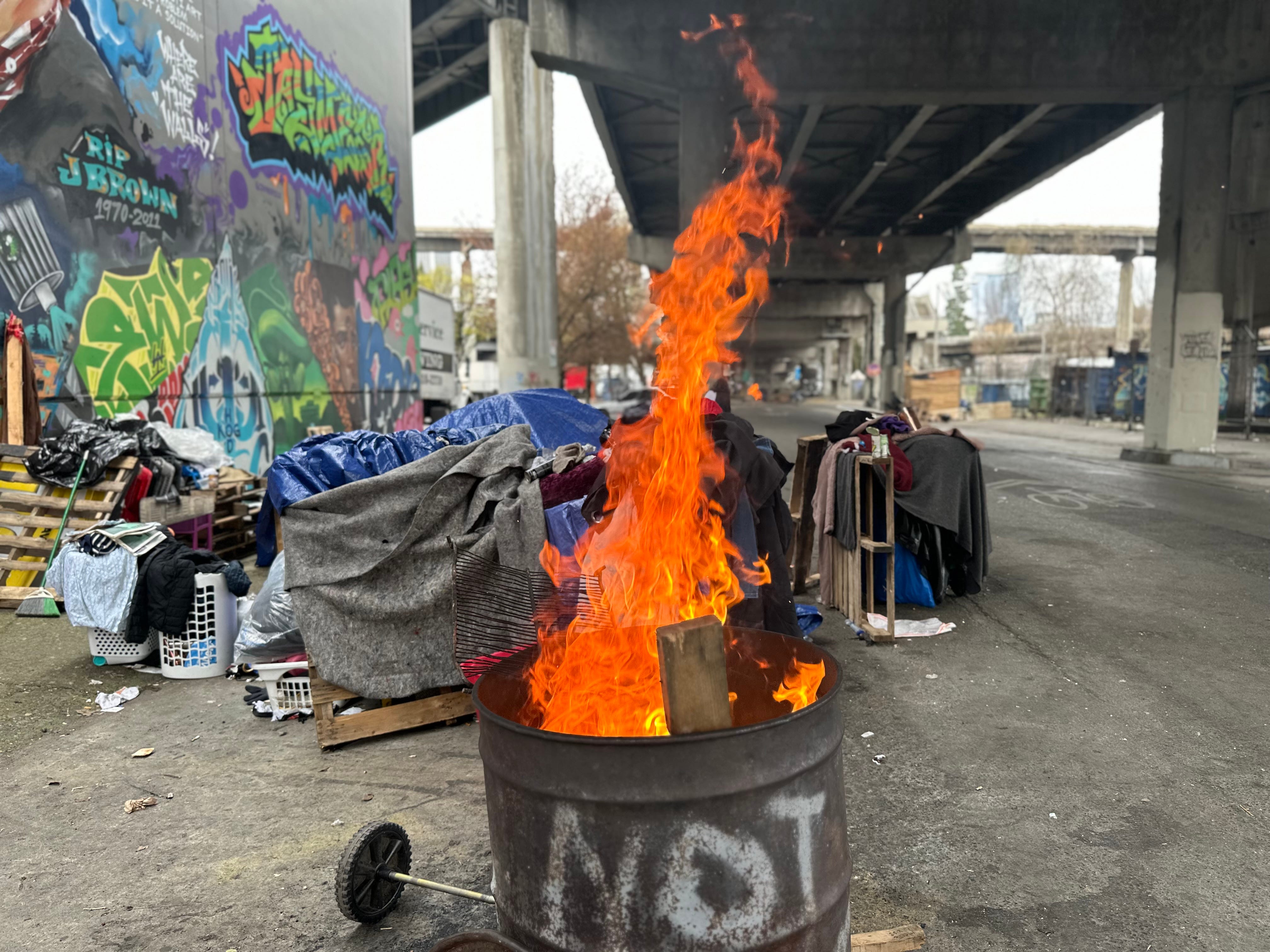 Portland is burning - by Kevin Dahlgren