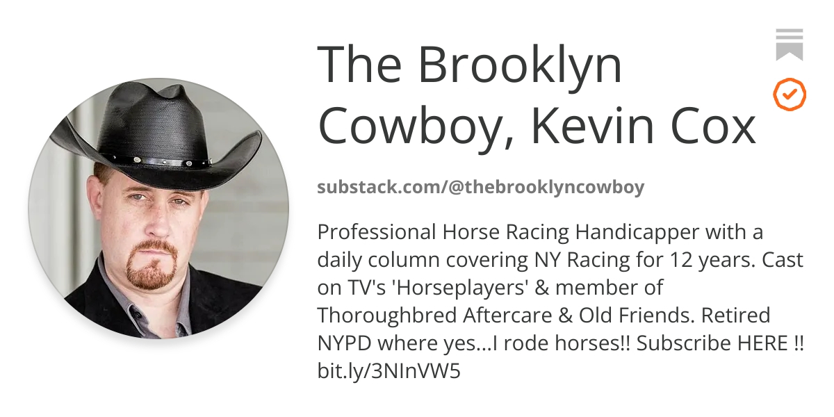 The Brooklyn Cowboy, Kevin Cox | Substack