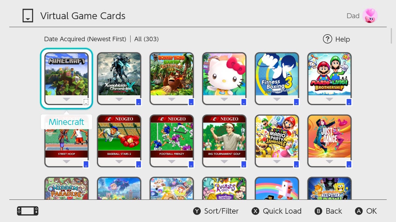 Nintendo's New Virtual Game Card System Works Shockingly Well