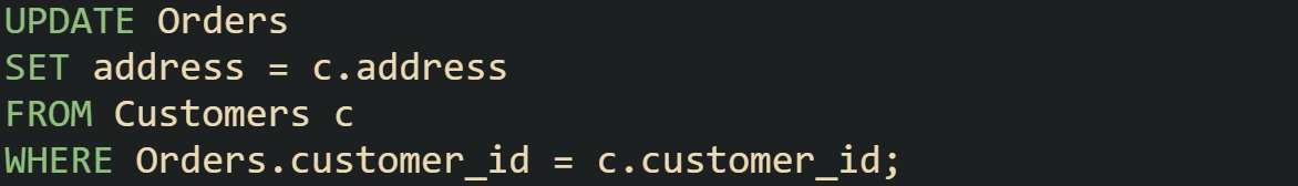 How to Update One Table Using Data from Another in SQL