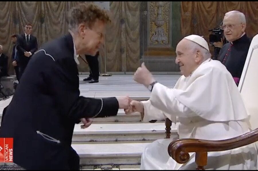 Pope Francis Welcomes Artist Who Submerged a Crucifix in Glass of Urine ...