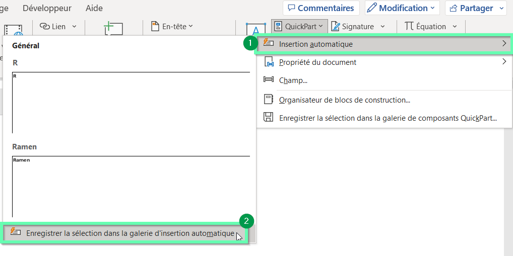 Écrivez bien plus vite dans Word - by Annabelle
