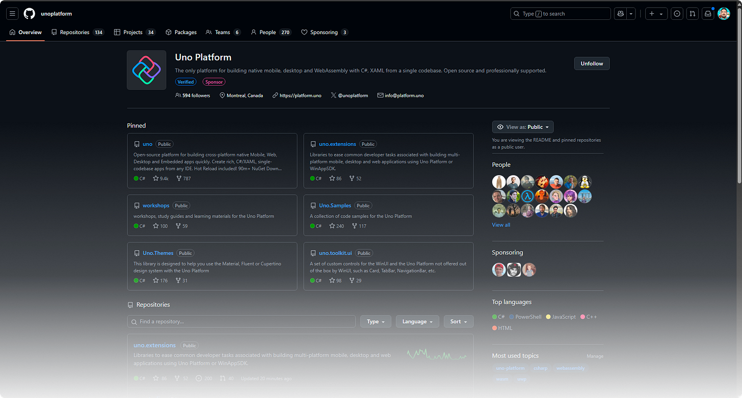 Cross-platform development with Uno Platform