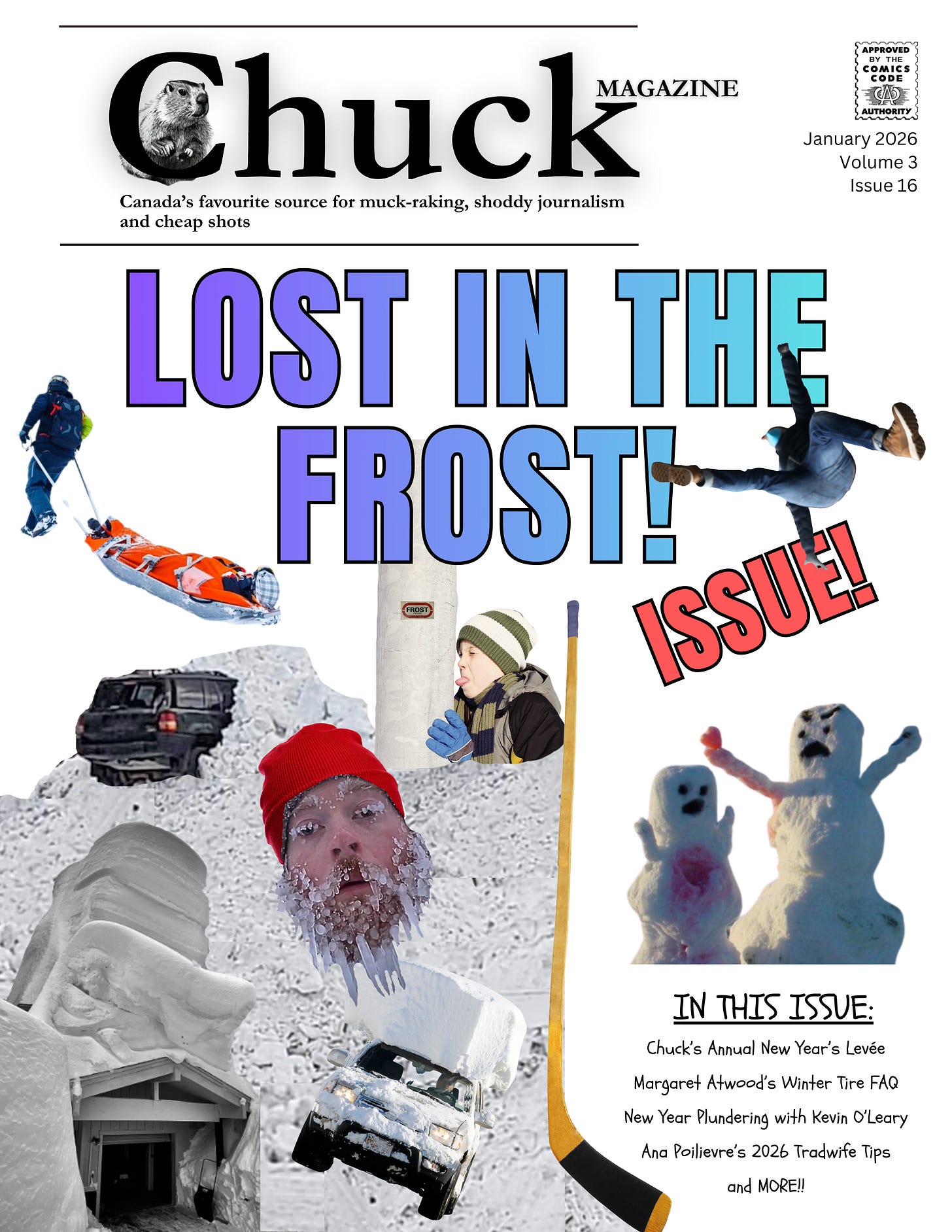 CHUCK Magazine #16 (January 2026) - by Gord McGlynn