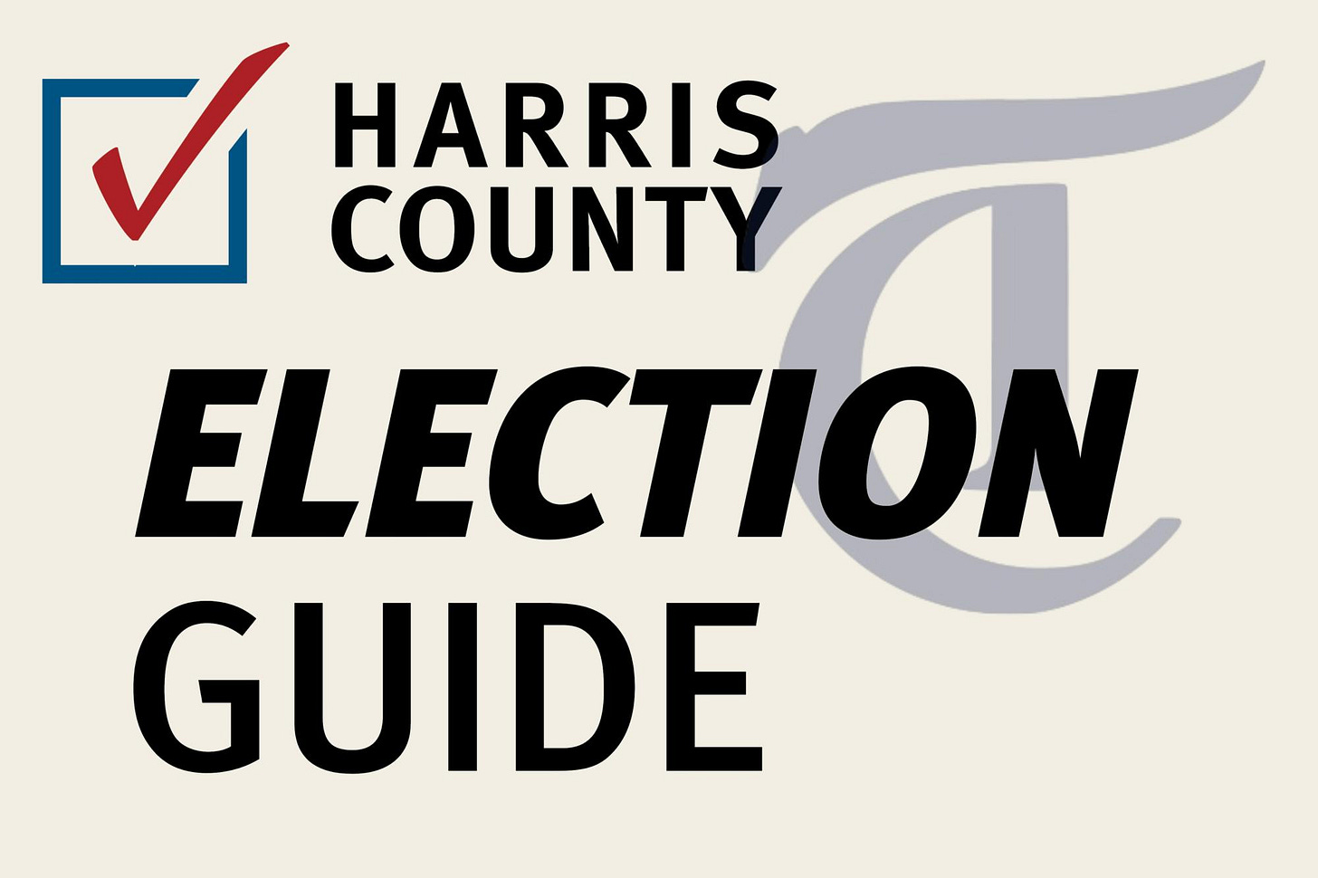 Harris County Elections: November 4, 2025 General and Special Elections