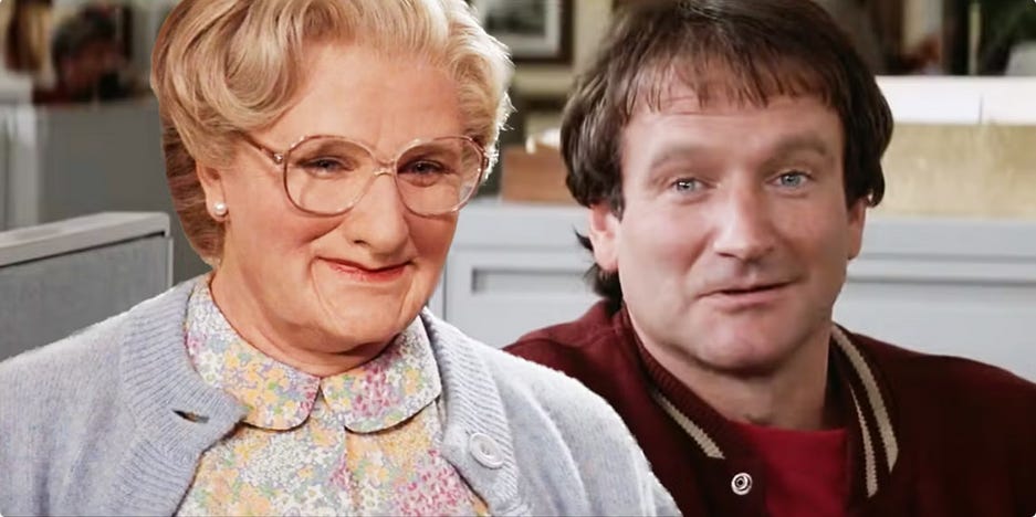 Movie Review: Mrs. Doubtfire (1993) - by Dave Harding
