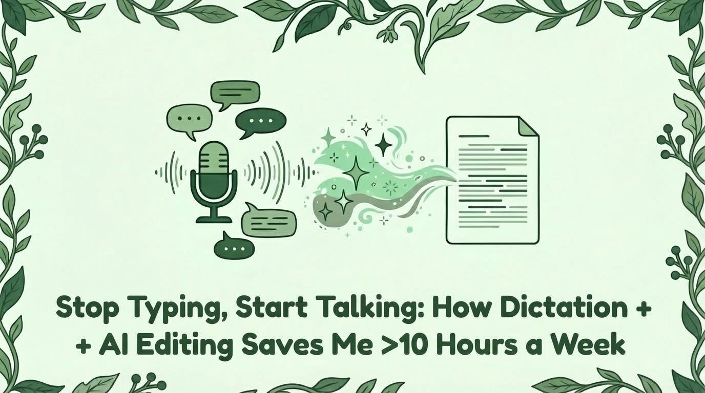 AI Dictation Workflow That Saves 10+ Hours Weekly