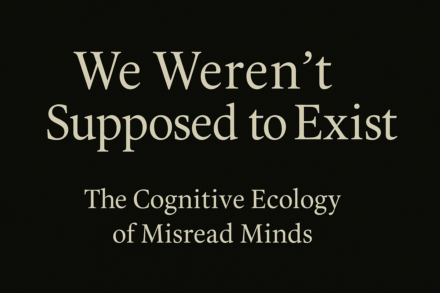 When Research Measures the Wrong Mind - by Sher Griffin