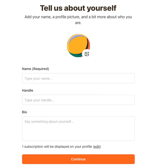 Your Substack Account, Profile, and Handle