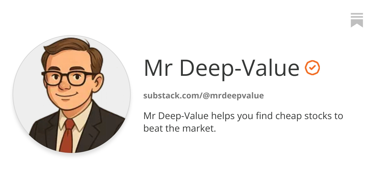 Mr Deep-Value | Substack