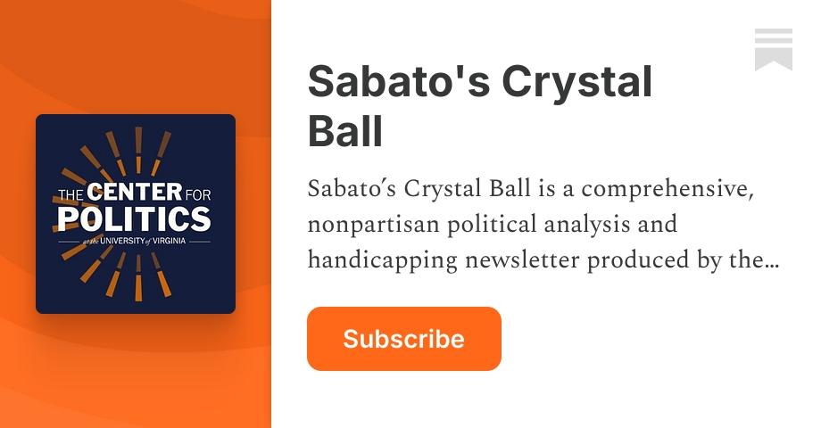 Sabato's Crystal Ball | Substack