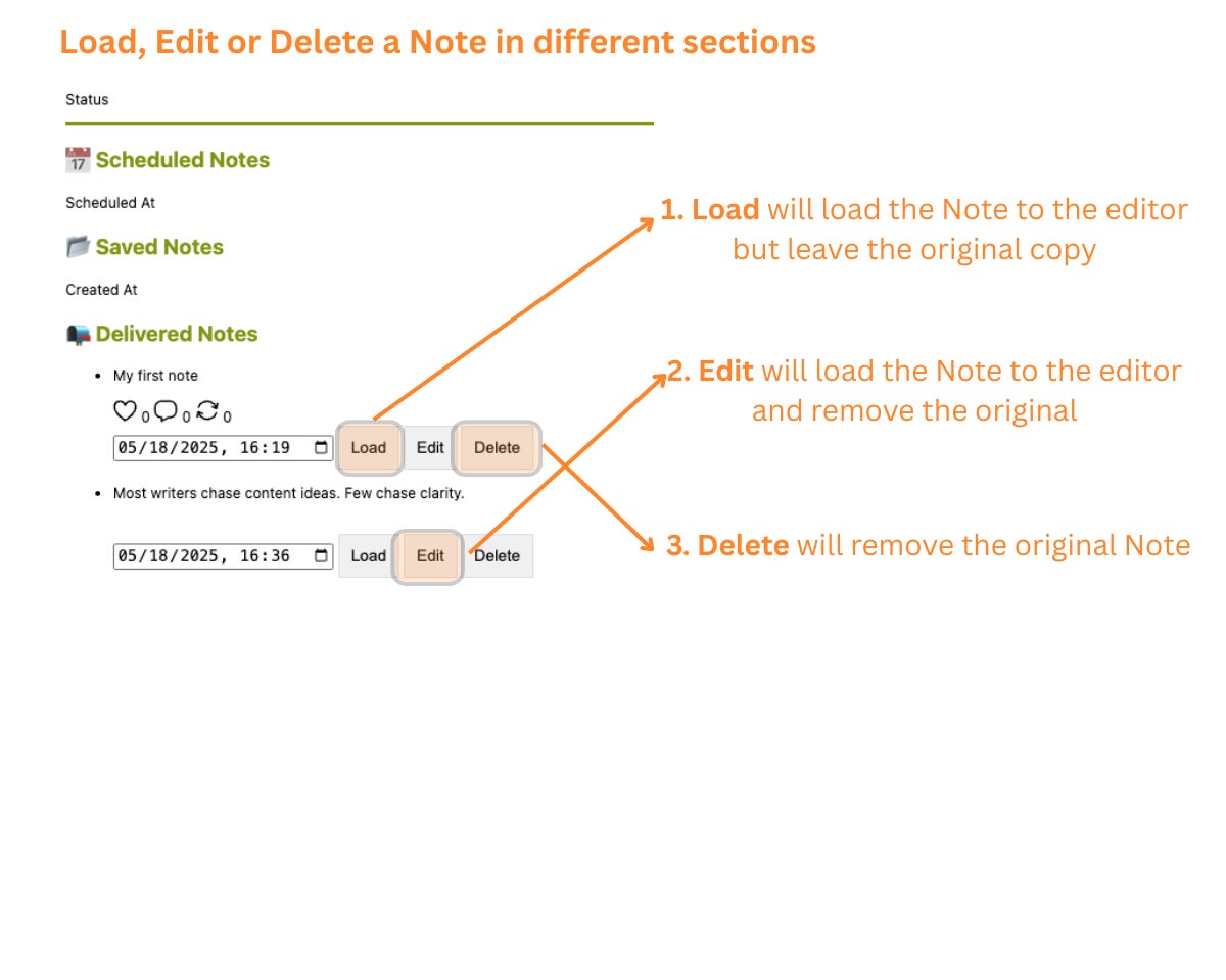 Substack Scheduled Notes User Guide - by Finn Tropy