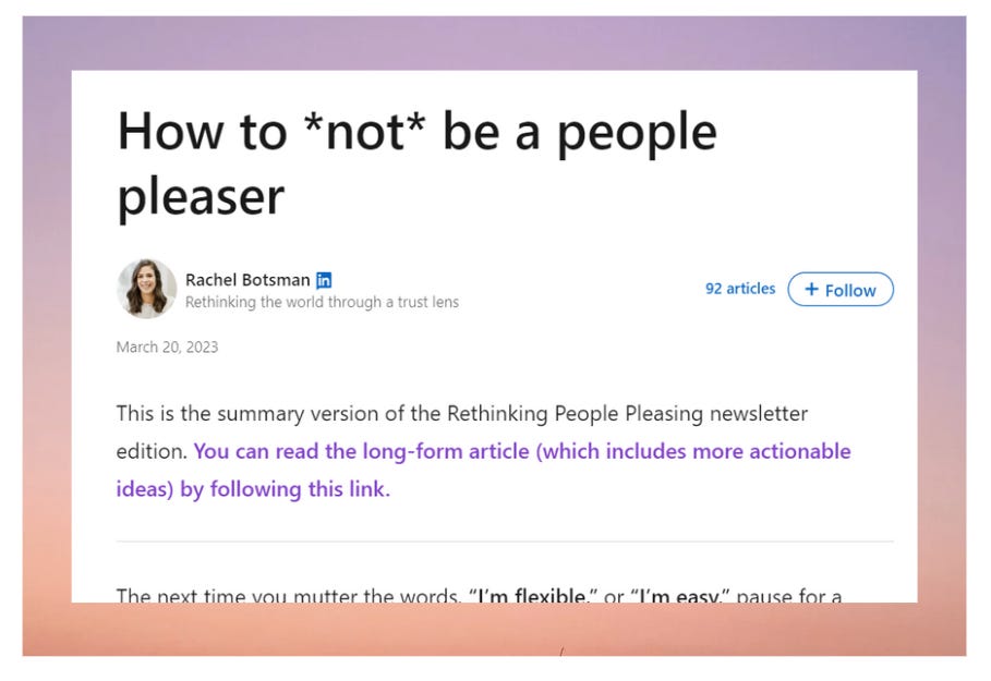 Bringing your LinkedIn followers to Substack