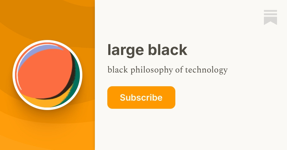 large black | jerome | Substack