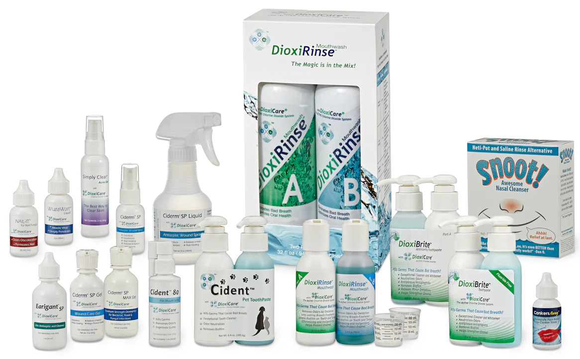 Chlorine dioxide products for mouthwash, ear infections, cuts, and more ...