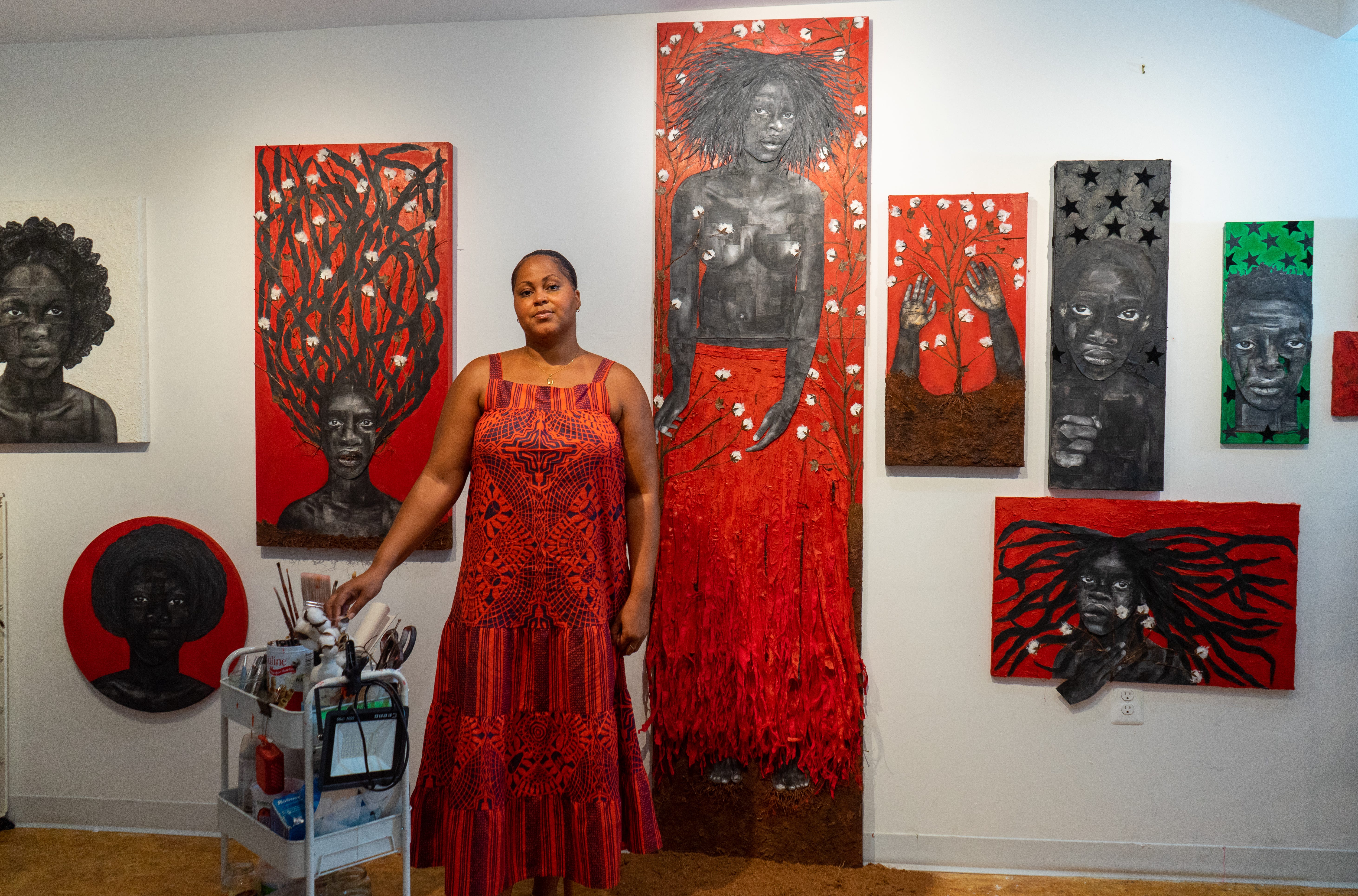 In the studio with Paula Mans - by Shelby Hubbard