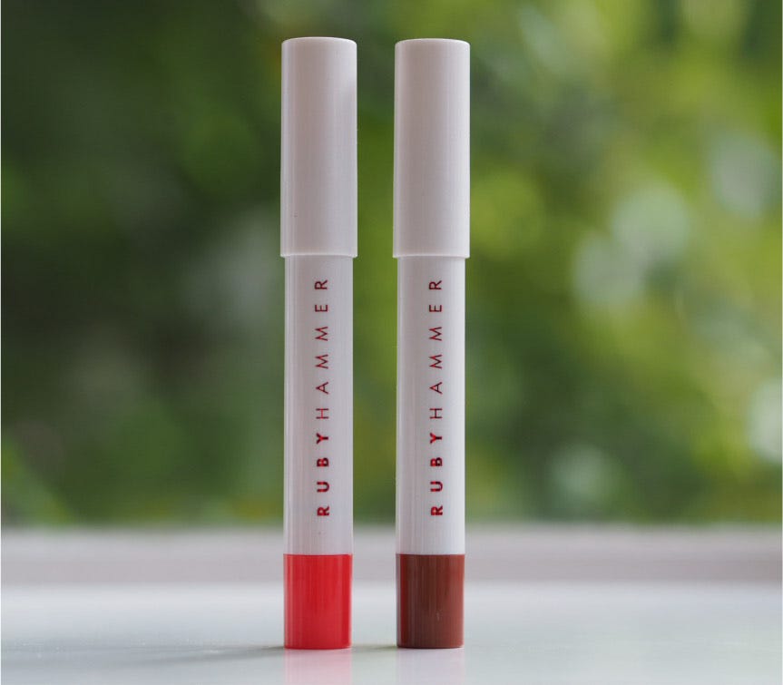 Ruby Hammer Lip Serum Balm Review - BritishBeautyBlogger