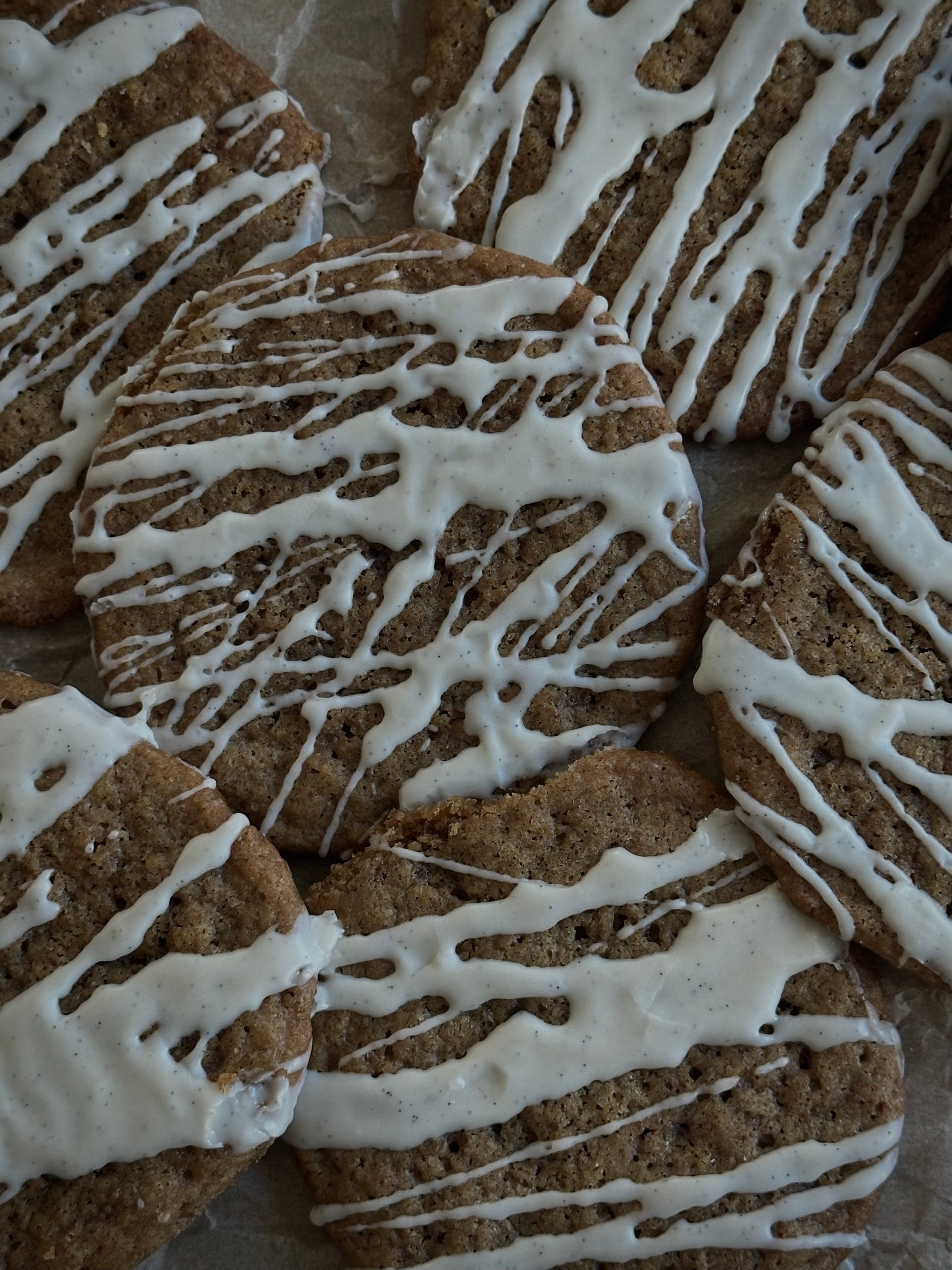 Glazed Parsnip Cinnamon Cookies - by cèilidh