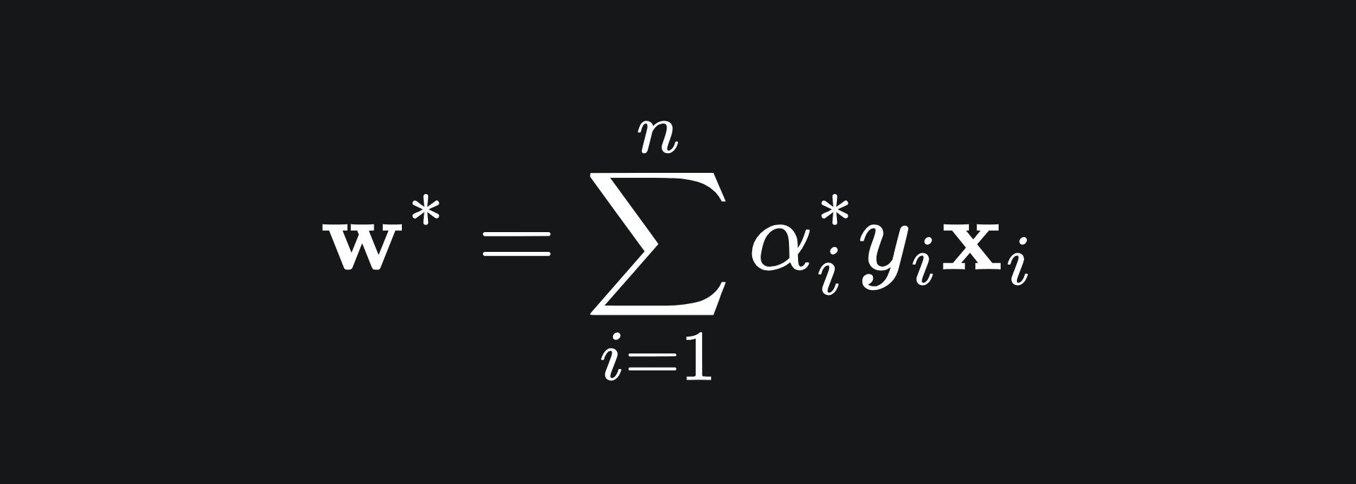 Optimising the Support Vector Machine using Lagrange multipliers (step ...