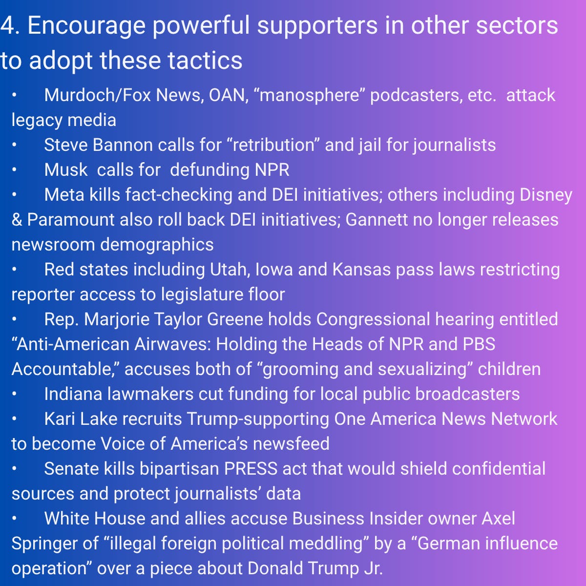 The Anti-Press Playbook, in Charts - by Joanne Lipman