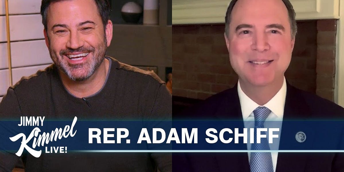 Adam Schiff Claims Russian Collusion in the Canning of Jimmy Kimmel ...