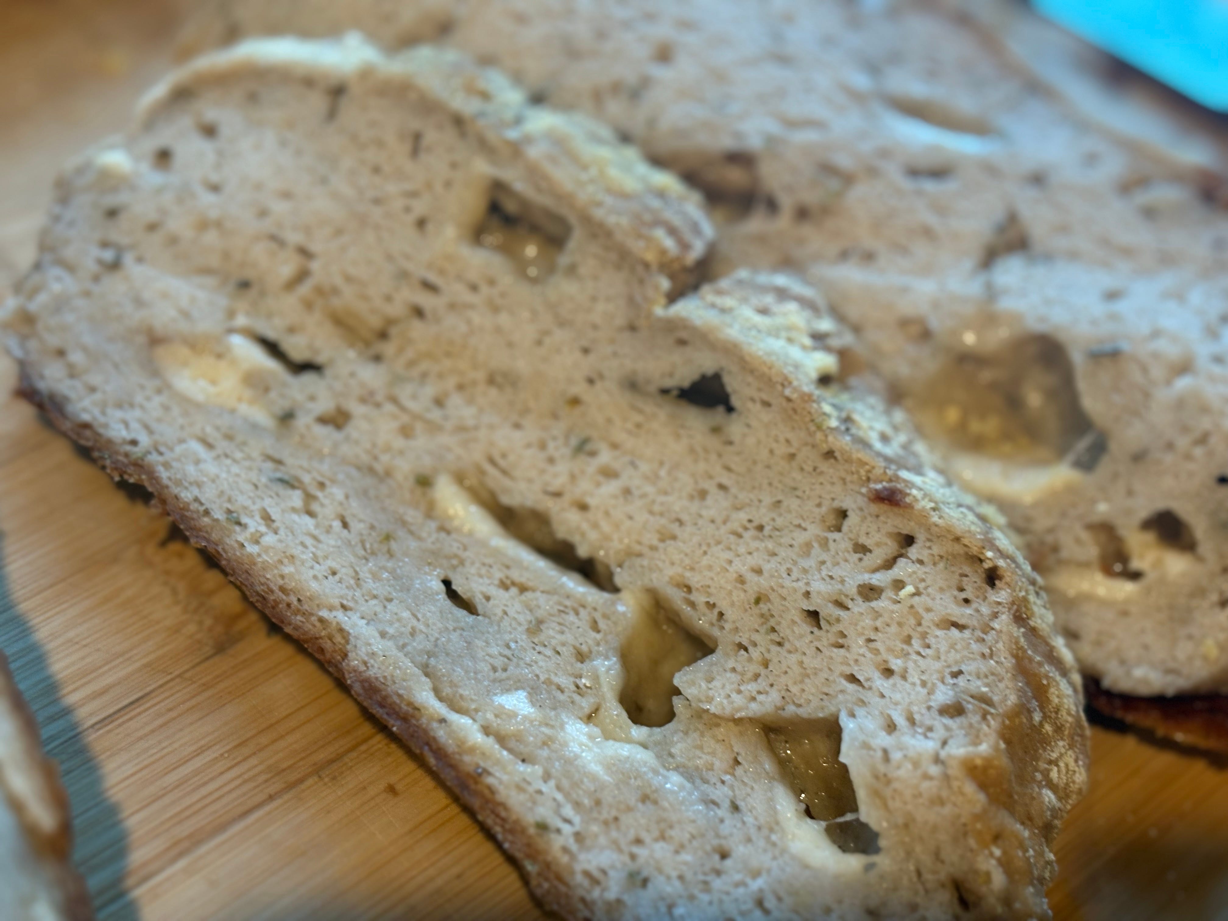 Rosemary Manchego Hearth Bread - by Rachel Ciordas