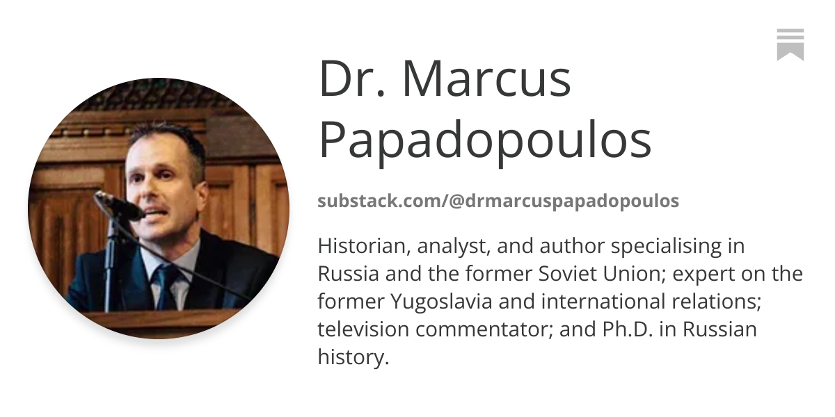 Dr. Marcus Papadopoulos | Substack