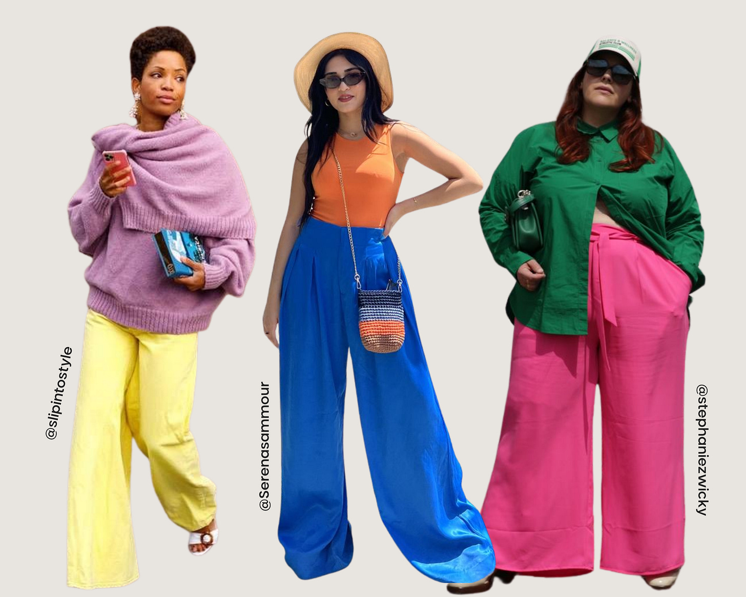 Opposites attract (in outfits too) - by Elizabeth Joy