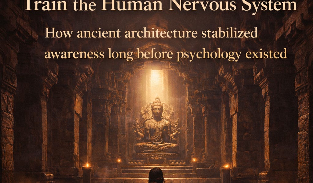 Why Temples Were Built to Train the Human Nervous System