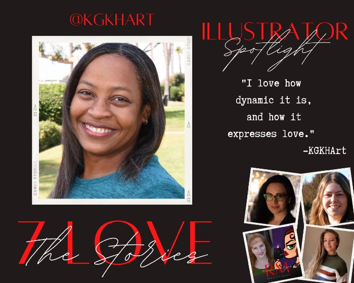#The7LoveStories’s Illustrator: KGKH Art™