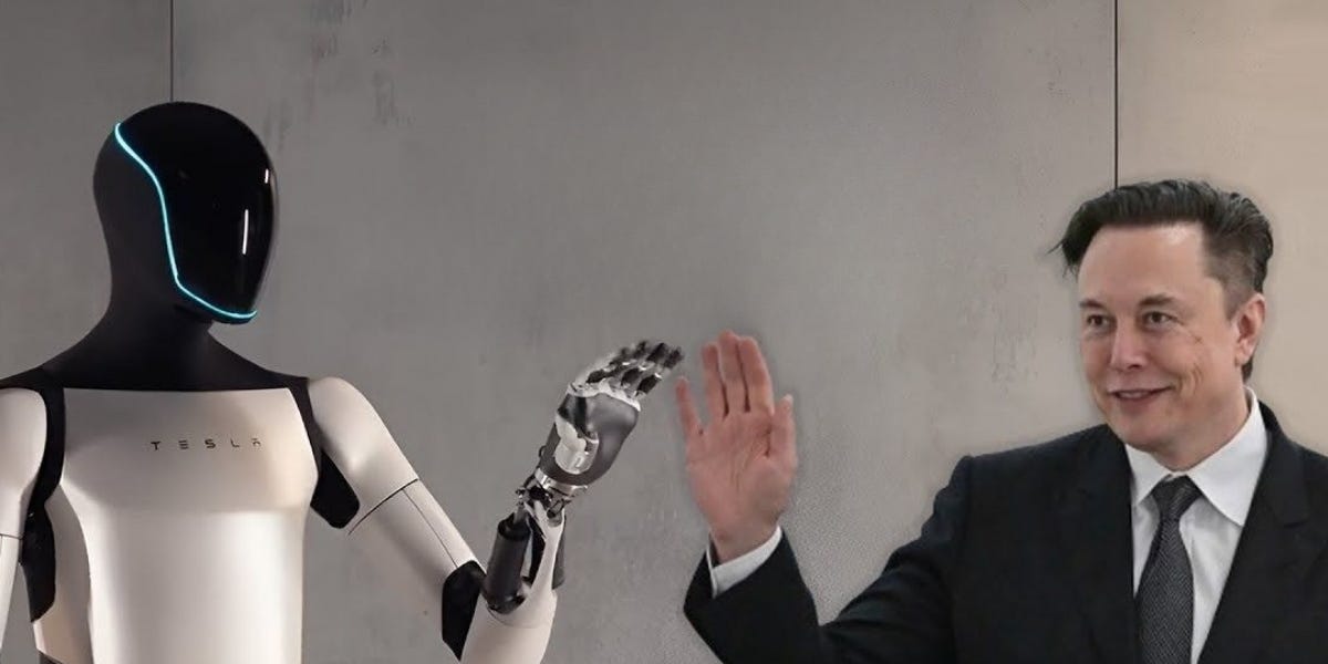 What Elon Musk is saying about AI robots; his robots