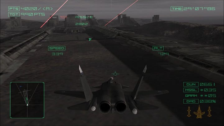ace combat 4 planes