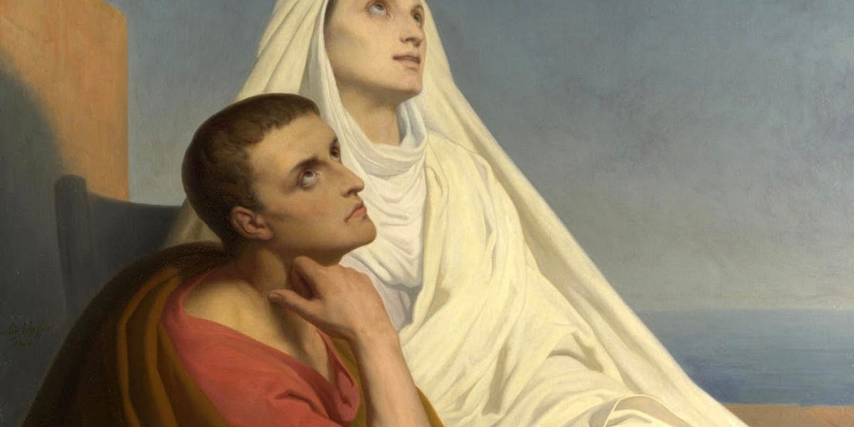 Augustine and the Death of Monica - by Brendan Malone