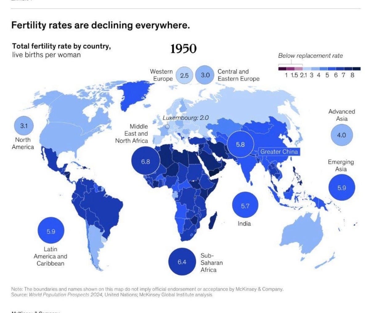 The Silent Collapse: What the World’s Fertility Maps Reveal About Our ...