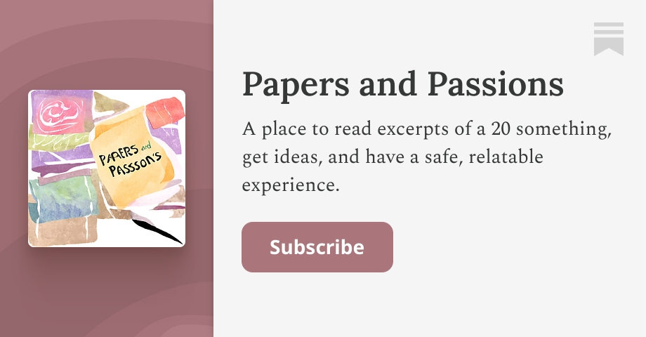 Papers and Passions | Aly K. | Substack