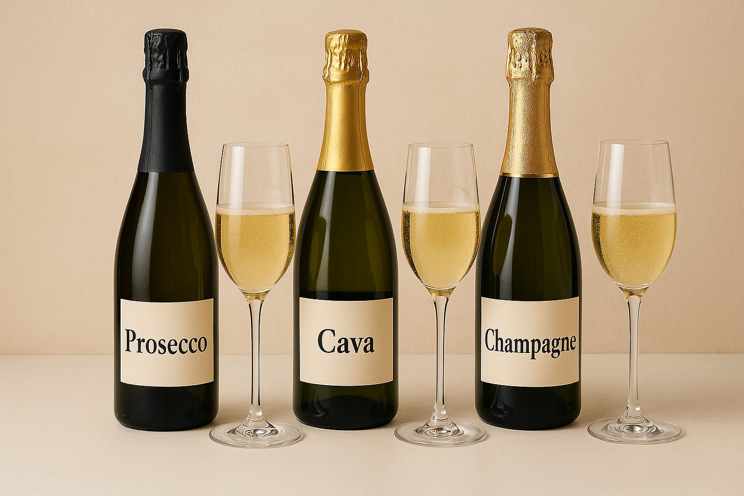 What’s the Difference Between Prosecco, Cava, and Champagne?
