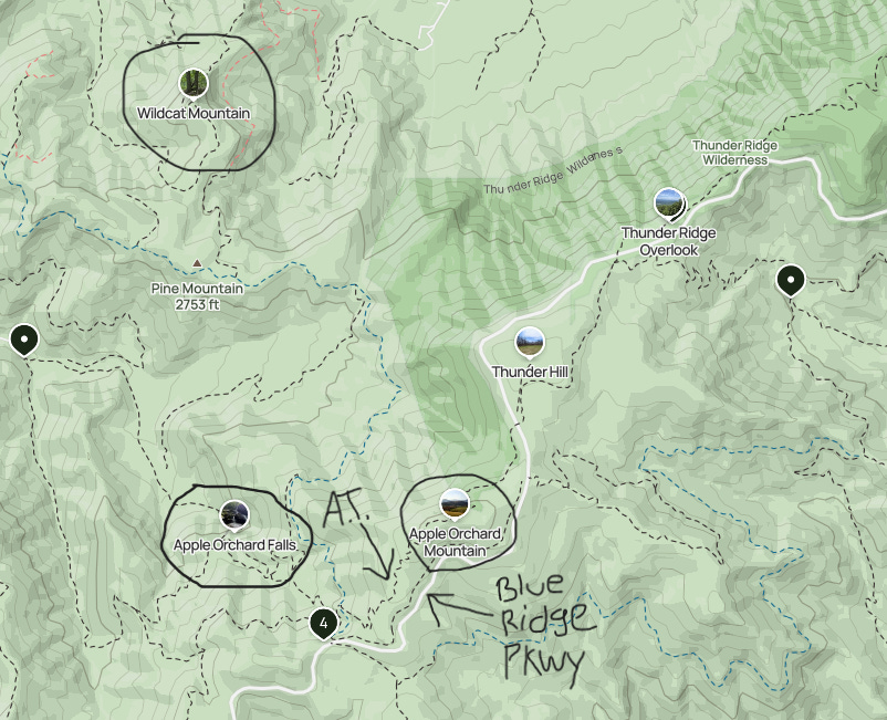 Apple Orchard Mountain and The Appalachian Footpath Box