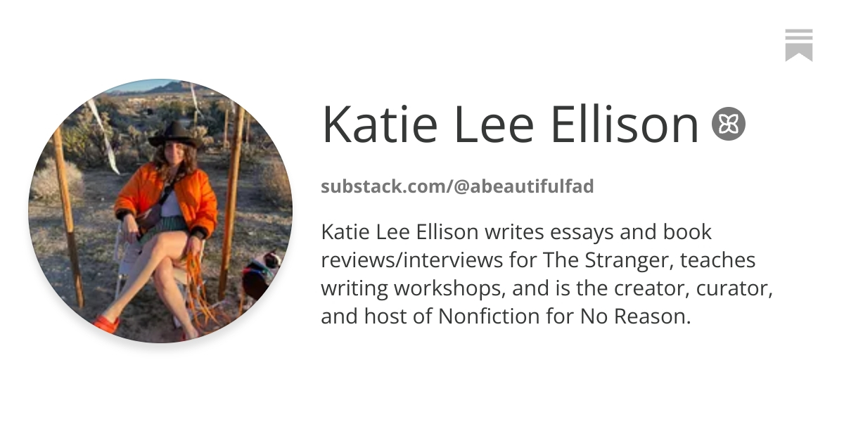 Katie Lee Ellison | Substack