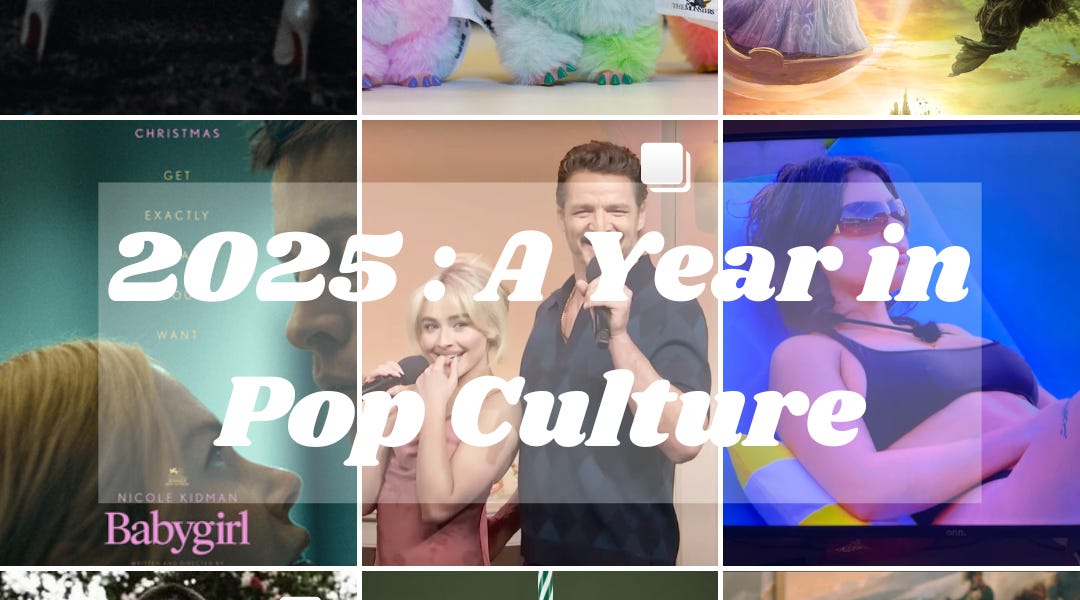 2025 Pop Culture Round-Up: The Media Moments that Defined this Year