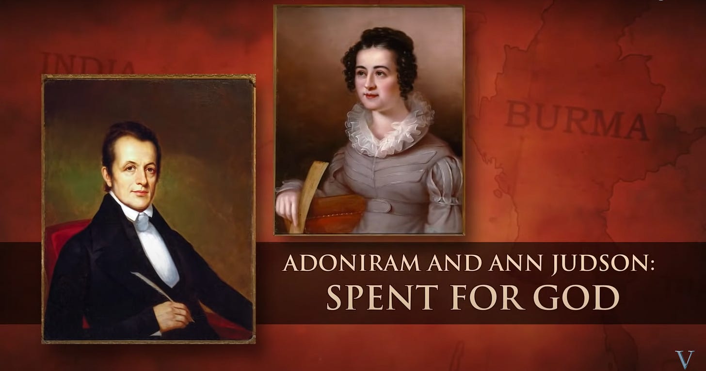 The Lives of Adoniram and Ann Judson: Pioneers of American Missions