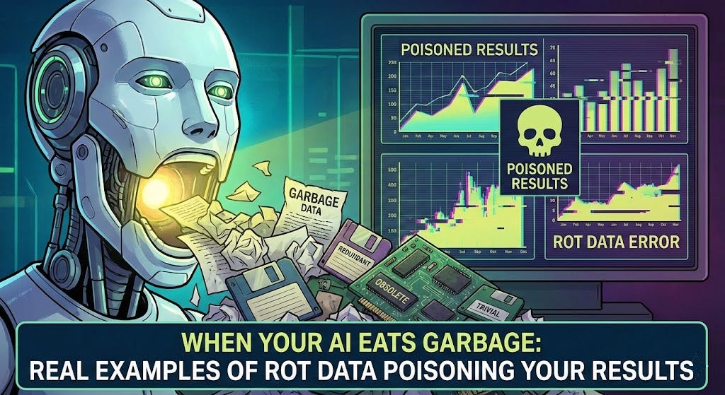 When Your AI Eats Garbage: Real Examples of ROT Data Poisoning Your Results