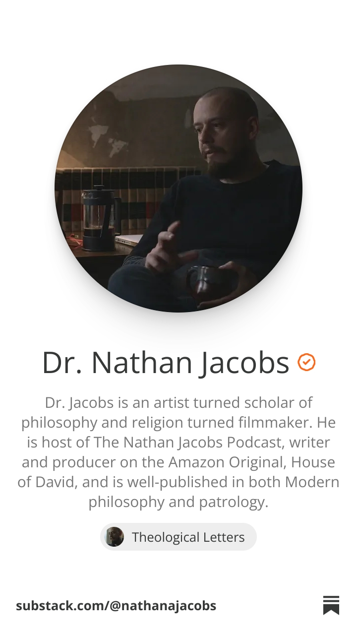 Dr. Nathan Jacobs | Substack