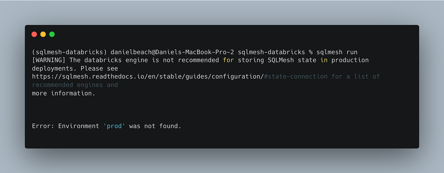 SQLMesh for dummies. - by Daniel Beach